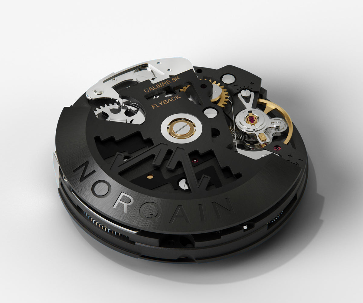 Independence Skeleton Chrono 42mm Orange | NORQAIN Swiss Made Watches ...