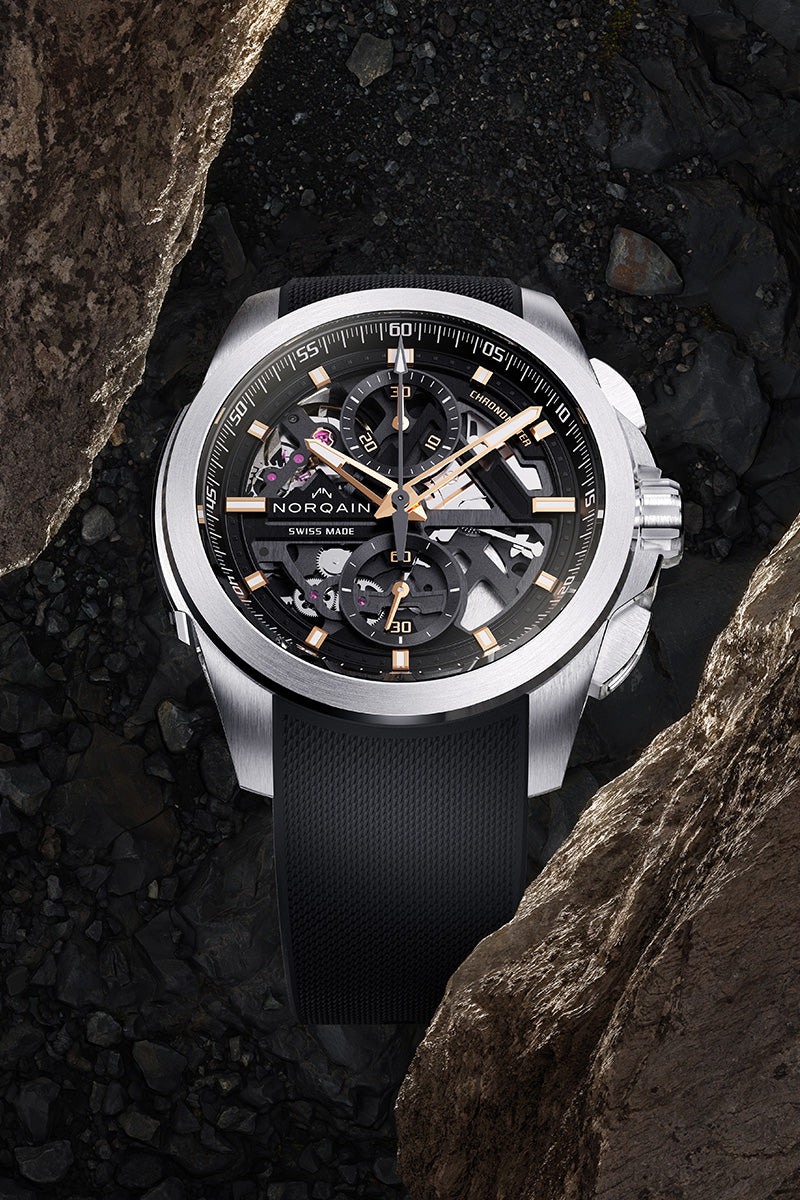 Independence Skeleton Chrono 42mm | NORQAIN Swiss Made Watches - NORQAIN
