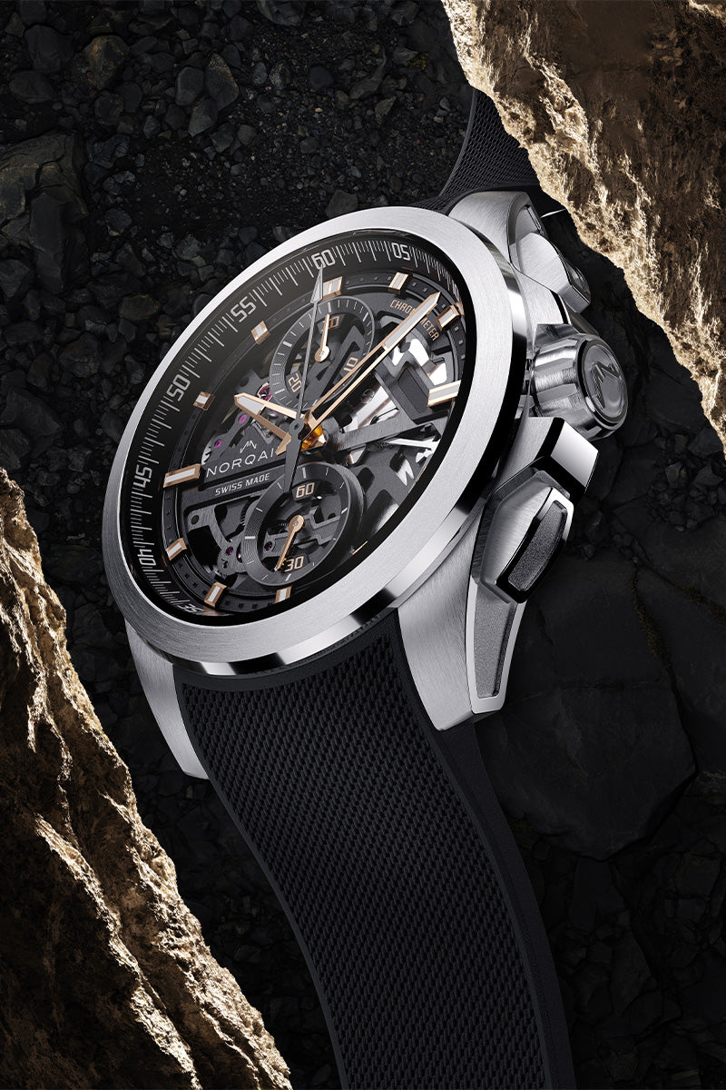 Independence Skeleton Chrono 42mm | NORQAIN Swiss Made Watches - NORQAIN