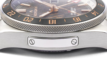 NEVEREST GMT Glacier 41mm Grey & Gold | NORQAIN Swiss Made Watches ...