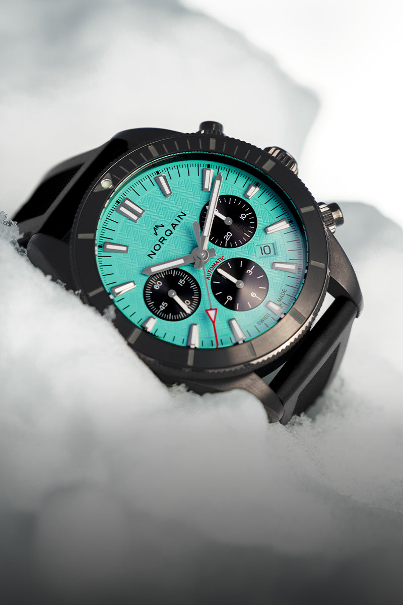 Adventure Sport Chrono 44mm DLC | NORQAIN Swiss Made Watches - NORQAIN