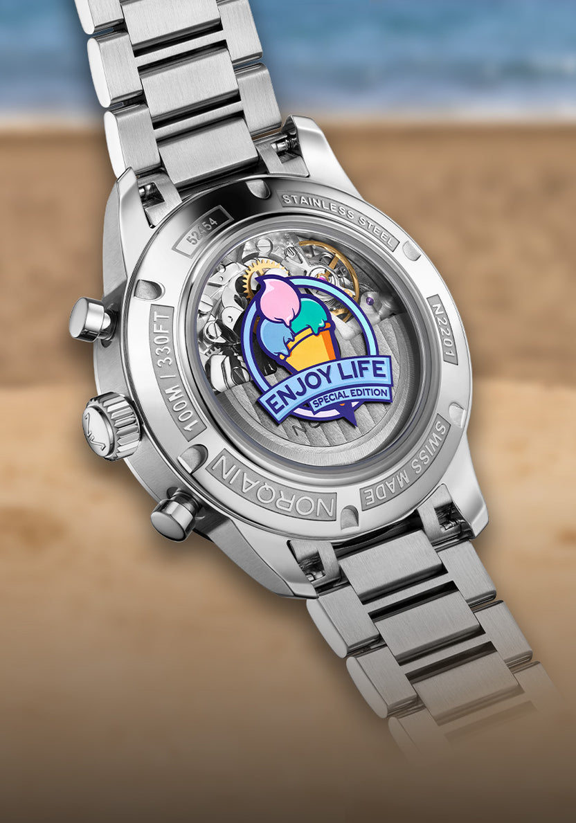 Freedom 60 Chrono 40mm Enjoy Life "Ice Cream" | NORQAIN Swiss Made ...