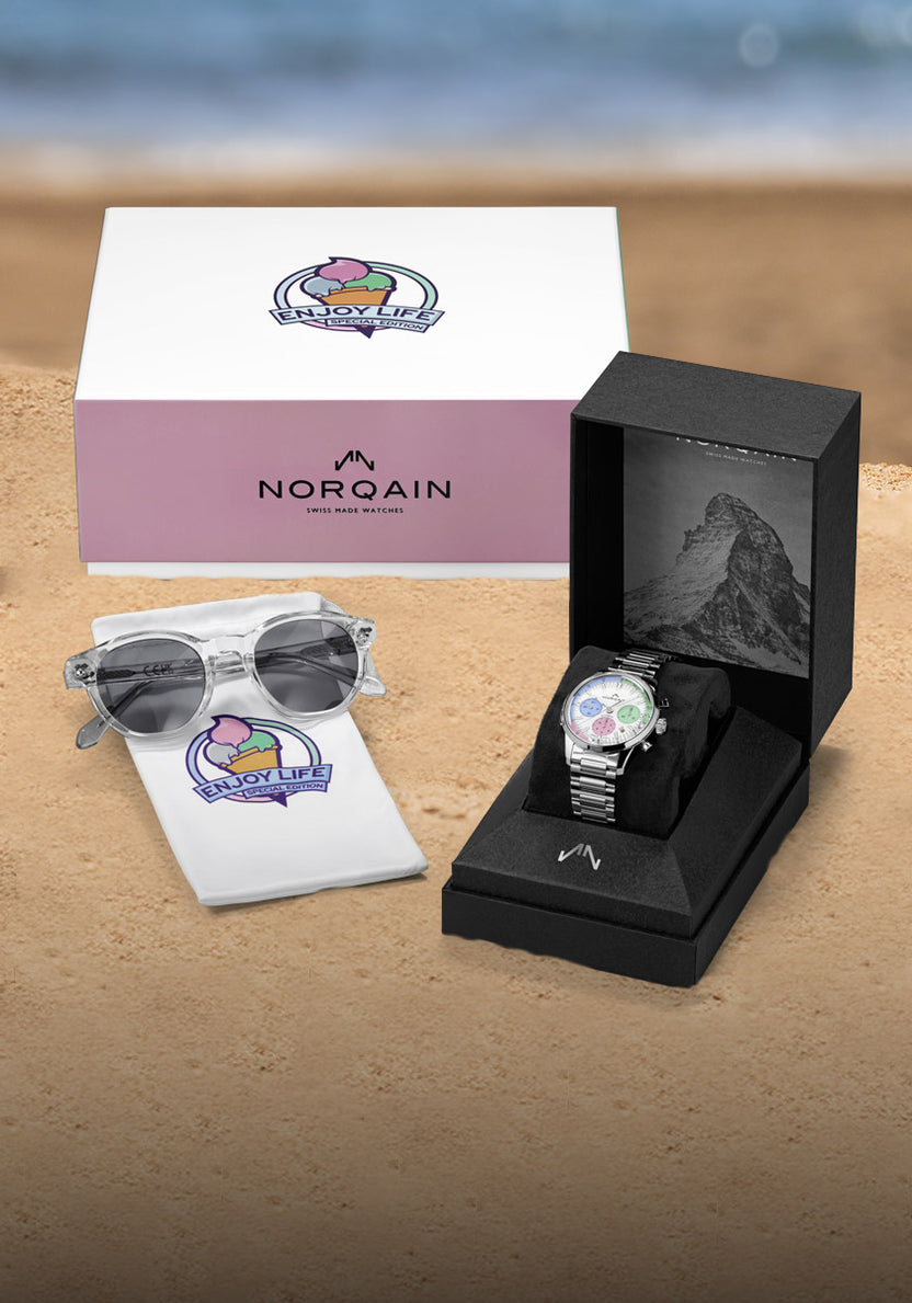 Freedom 60 Chrono 40mm Enjoy Life "Ice Cream" | NORQAIN Swiss Made ...