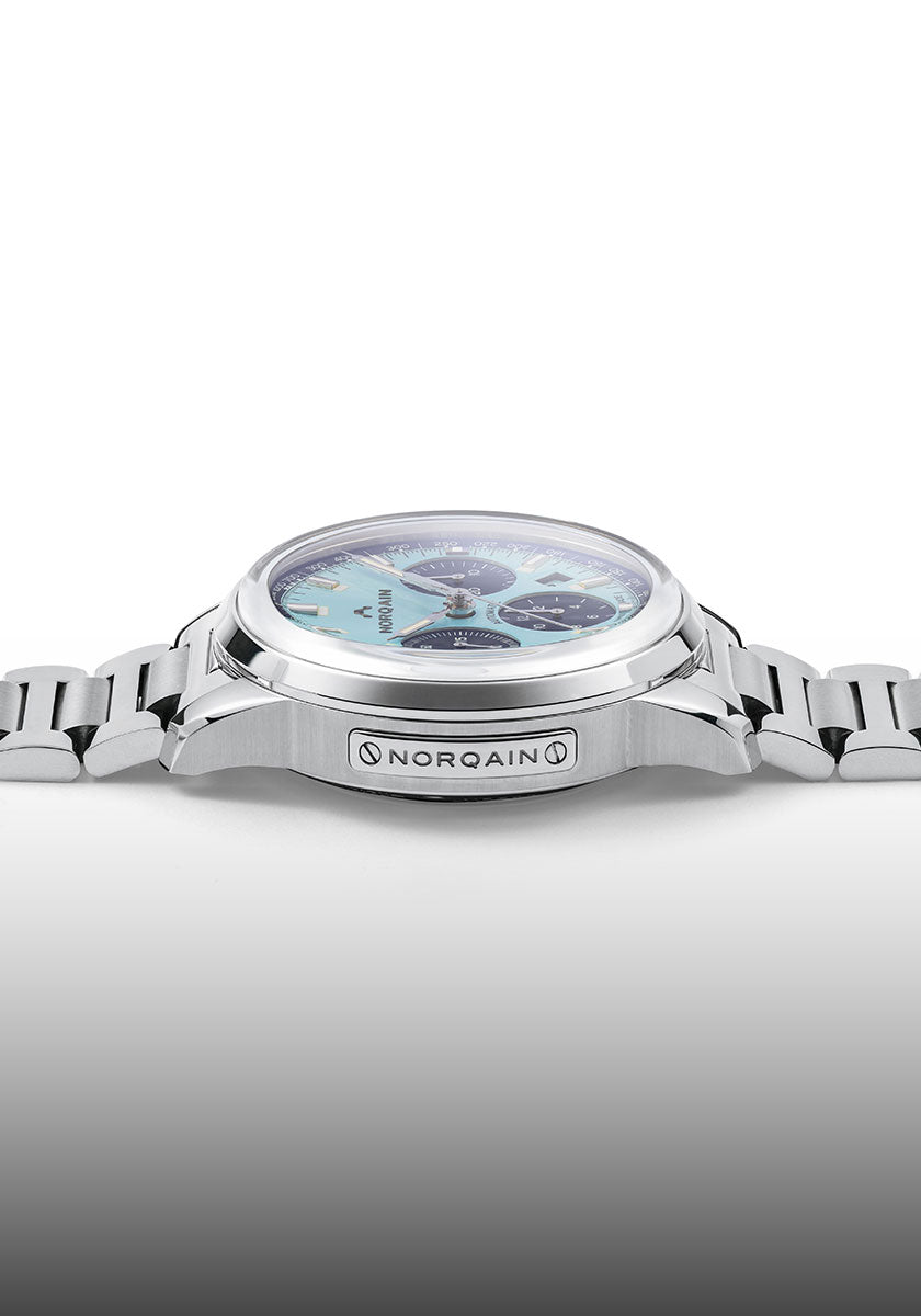 Freedom 60 Chrono 40mm Sky Blue | NORQAIN Swiss Made Watches - NORQAIN